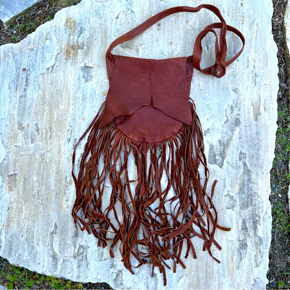 Branded | Bags | Branded Benchmade Leather Hobo Fringe Crossbody Bag ...